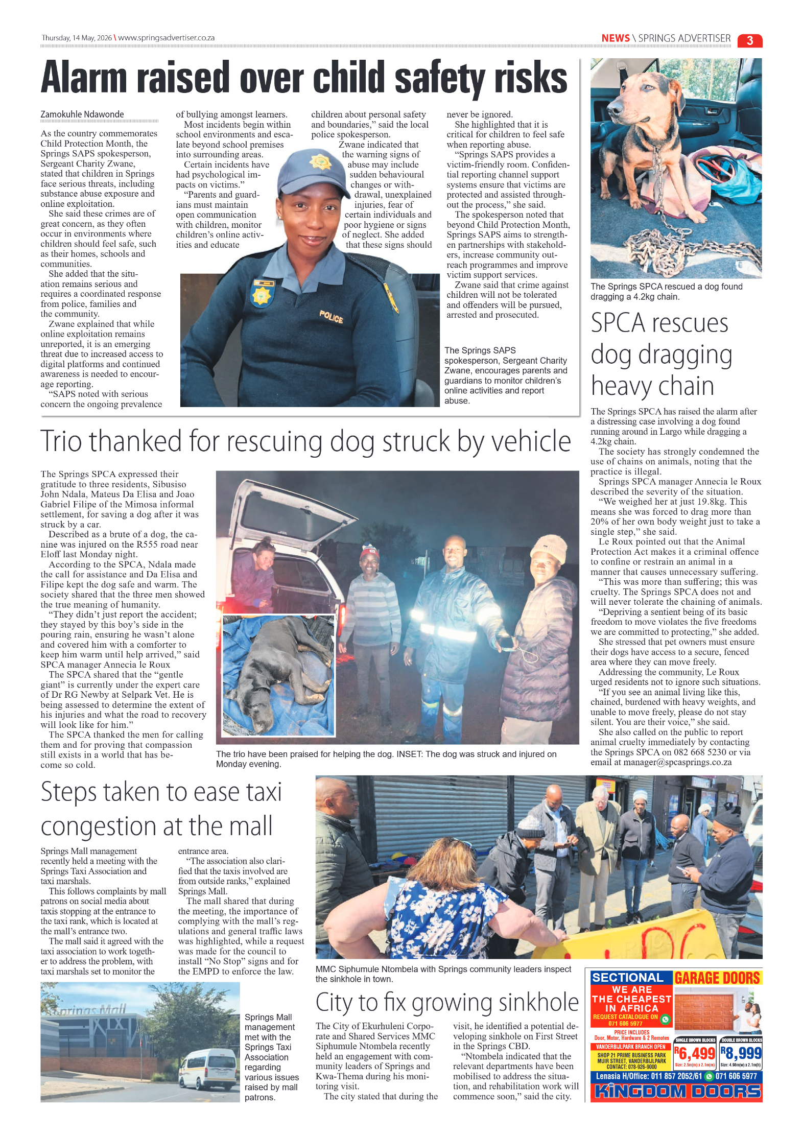 Springs Advertiser 14 May 2026 | Springs Advertiser